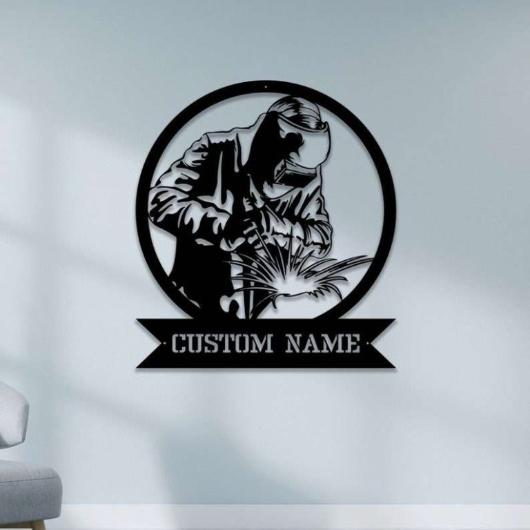 Personalized Welder Construction Welding Custom Metal Sign - Custom ...
