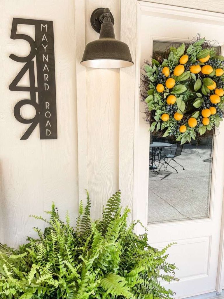 Personalized Address Sign House Number Plaque Custom Metal Sign ...