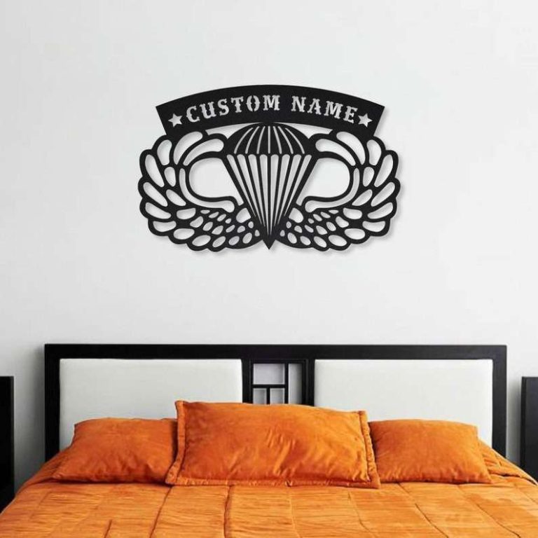 Personalized Army Airborne Sign Parachutist Badge Independence Day ...