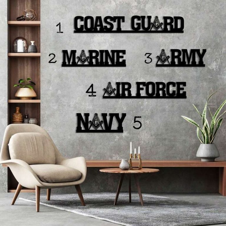 Personalized Coast Guard, Marine, Air Force, Army, Navy Sign ...