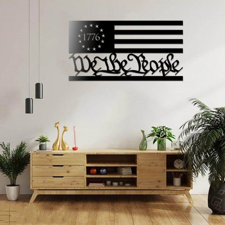 Personalized We The People 1776 Flag Sign Betsy Ross Union Flag ...