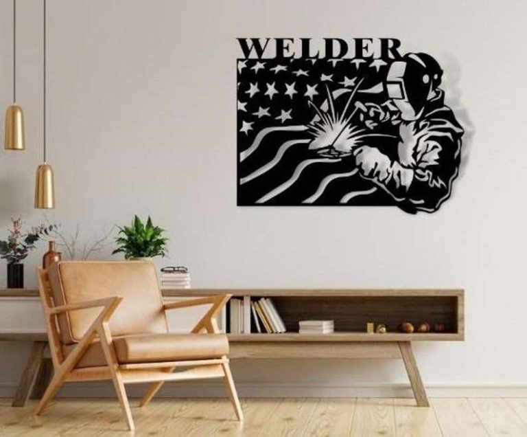 Personalized Welder Blacksmith Welding Wall Art For Home Office Custom ...