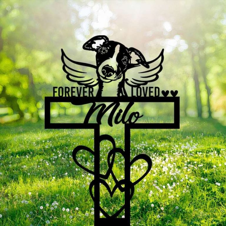 Personalized Whippet Memorial Sign Yard Stakes Pet Grave Marker ...