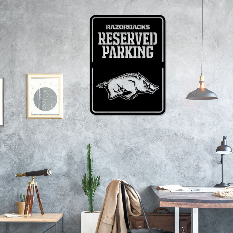 Personalized Arkansas Razorbacks Reserved Parking Sign NBA Basketball ...