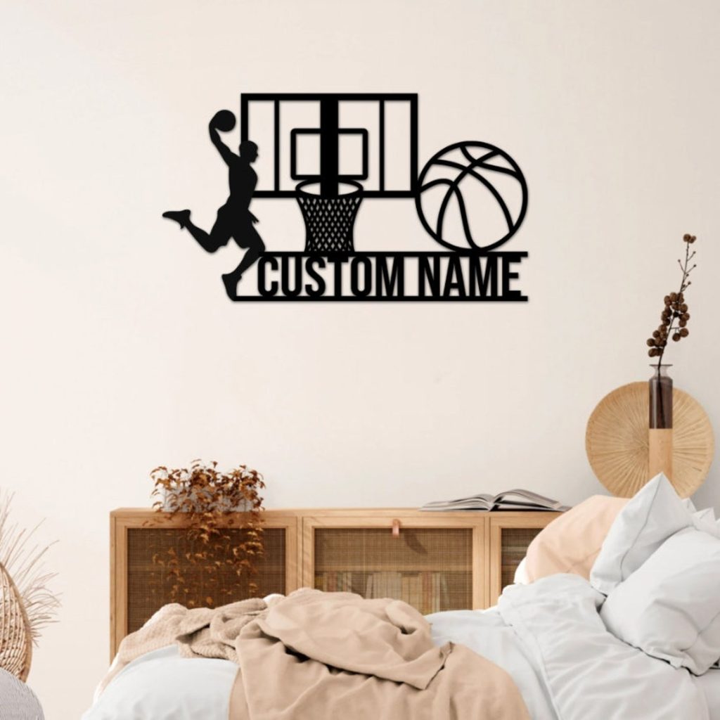 Personalized Basketball Player V5 NBA Basketball Wall Decor Gift for ...