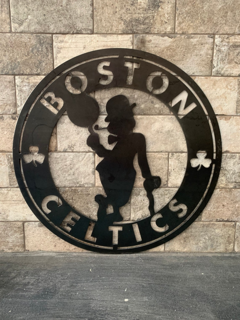 Personalized Boston Celtics Logo Sign NBA Basketball Wall Decor Gift ...