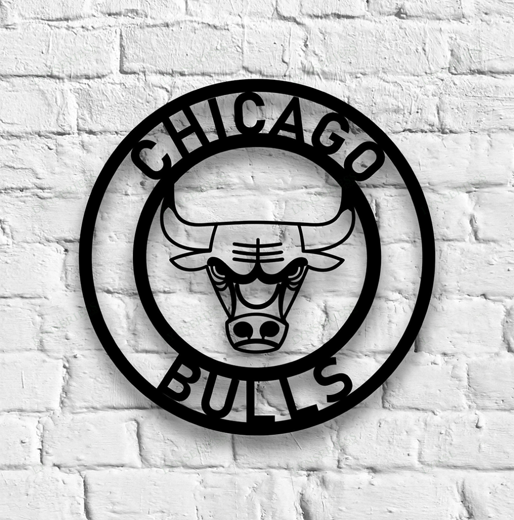 Personalized Chicago Bulls Sign V2 NBA Basketball Wall Decor Gift for ...