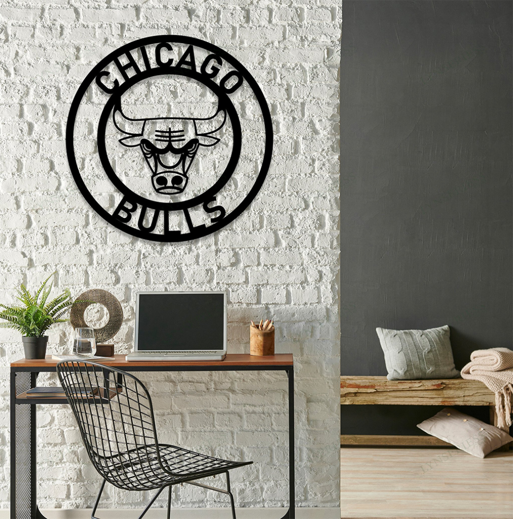 Personalized Chicago Bulls Sign V2 NBA Basketball Wall Decor Gift for ...