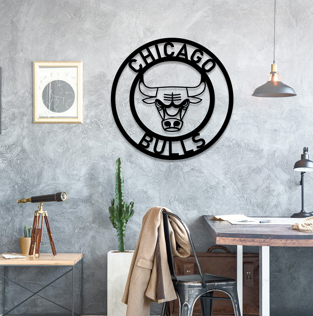Personalized Chicago Bulls Sign V2 NBA Basketball Wall Decor Gift for ...