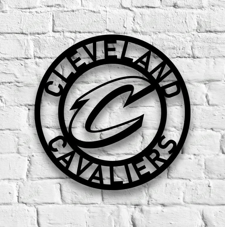 Personalized Cleveland Cavaliers Sign V3 NBA Basketball Wall Decor Gift ...