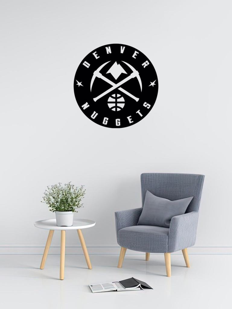 Personalized Denver Nuggets Logo Sign NBA Basketball Wall Decor Gift ...