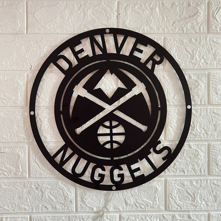 Personalized Denver Nuggets Sign V2 NBA Basketball Wall Decor Gift for ...