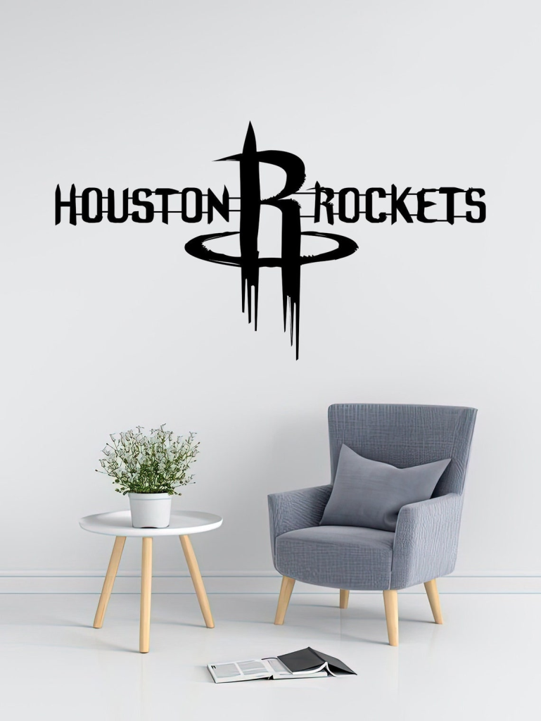 Personalized Houston Rockets Logo Sign NBA Basketball Wall Decor Gift ...