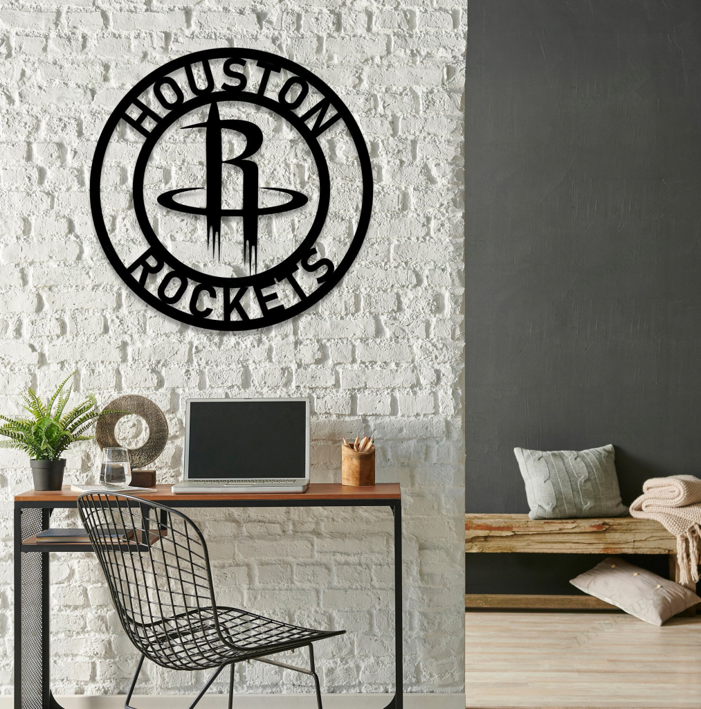 Personalized Houston Rockets Sign V1 NBA Basketball Wall Decor Gift for ...