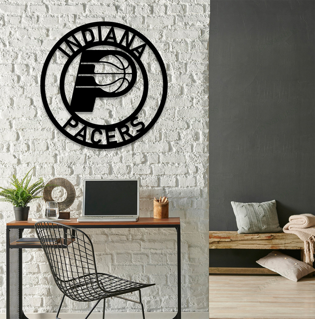 Personalized Indiana Pacers Sign NBA Basketball Wall Decor Gift for Fan ...