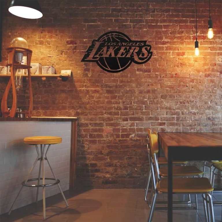 Personalized Lakers NBA Basketball Wall Decor Los Angeles Lakers Gift ...
