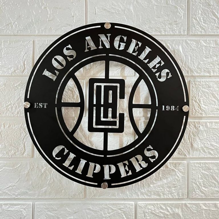 Personalized Los Angeles Clippers Sign V1 NBA Basketball Wall Decor ...