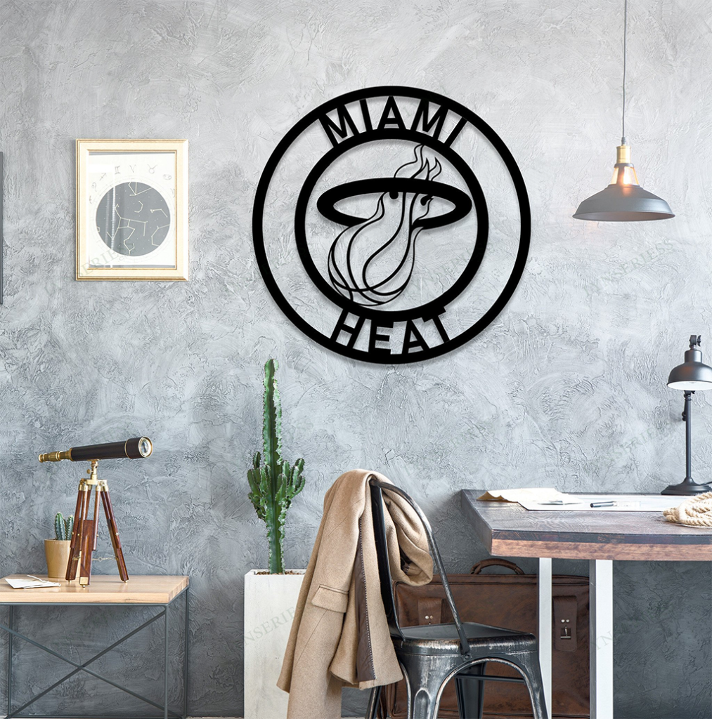 Personalized Miami Heat Sign V1 NBA Basketball Wall Decor Gift for Fan ...