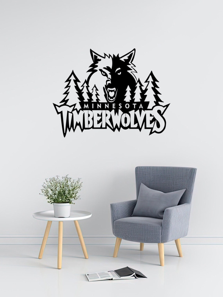 Personalized Minesota Timberwolves Logo Sign NBA Basketball Wall Decor ...