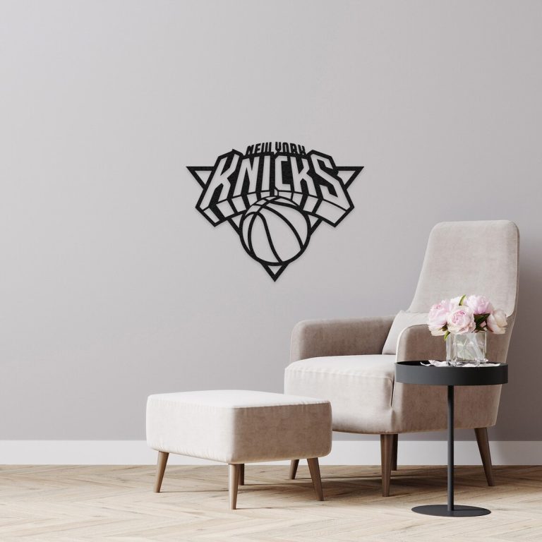 Personalized New York Knicks Logo Sign V2 NBA Basketball Wall Decor ...