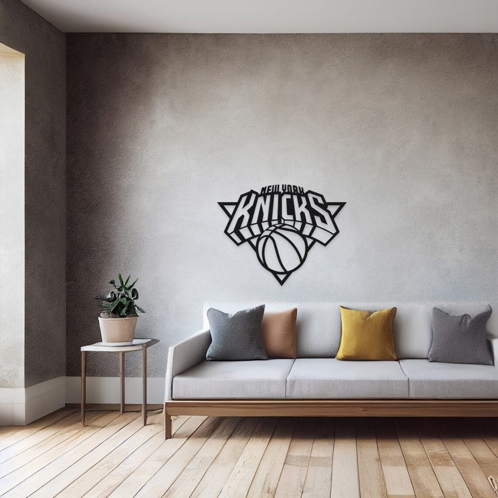 Personalized New York Knicks Logo Sign V2 NBA Basketball Wall Decor ...