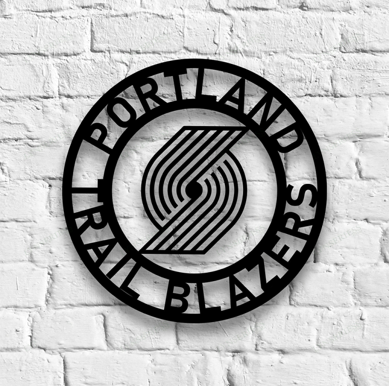 Personalized Portland Trail Blazers Sign NBA Basketball Wall Decor Gift ...