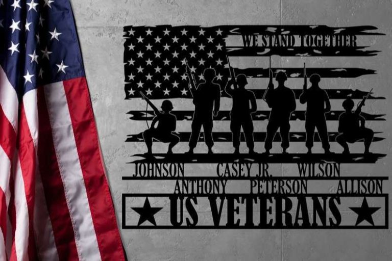 Personalized US Veteran Names Sign US Military Brothers Reunion Veteran ...