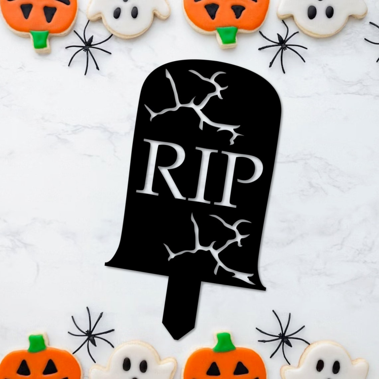 Halloween RIP Yard Sign Graveyard Signs Halloween Decoration for Home ...