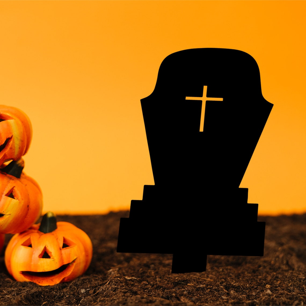 Halloween Tombstone Yard Sign Horror RIP Signs Halloween Decoration for ...