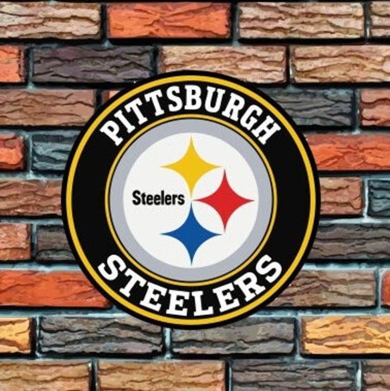 Pittsburgh Steelers Round Metal Sign Football Signs Gift for Fans ...