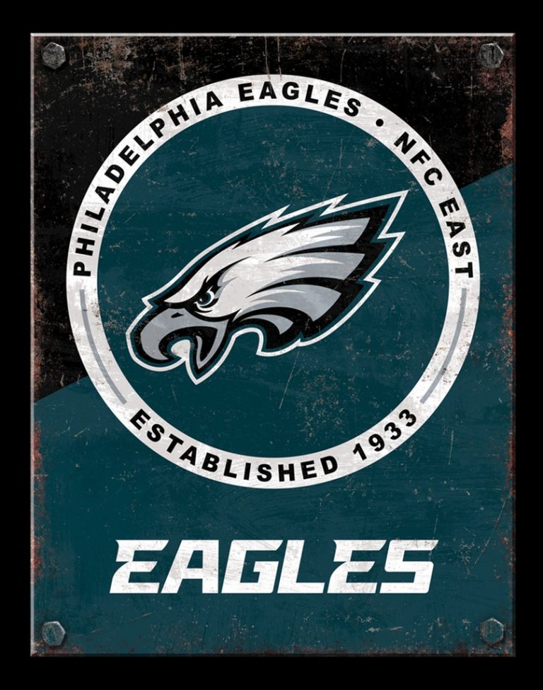 Philadelphia Eagles Est 1933 Classic Metal Sign Football Signs Gift for ...