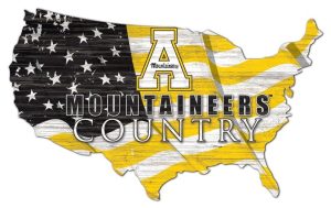 Appalachian State Mountaineers USA Country Flag Metal Sign Appalachian ...