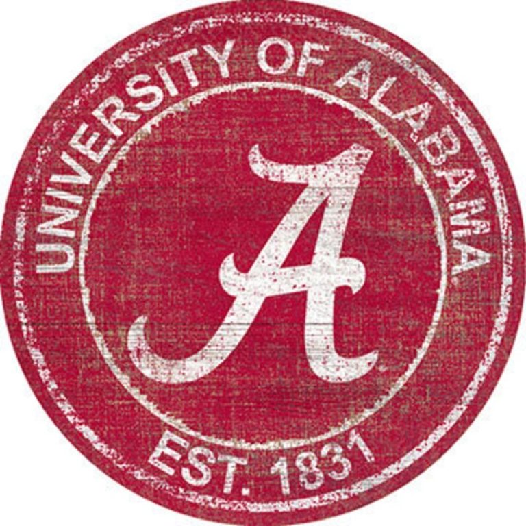 University Of Alabama EST.1831 Classic Metal Sign Alabama Crimson Tide ...