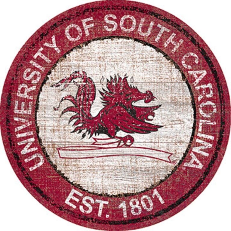 University Of South Carolina EST.1801 Classic Metal Sign South Carolina ...