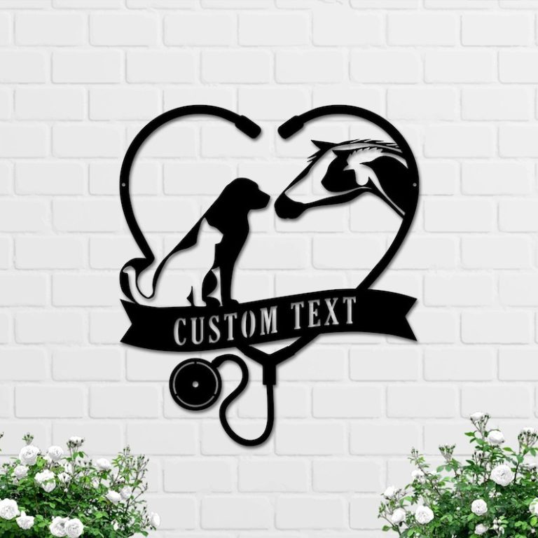 DINOZOZO Animal Clinic Veterinary Business Custom Metal Signs - Custom ...