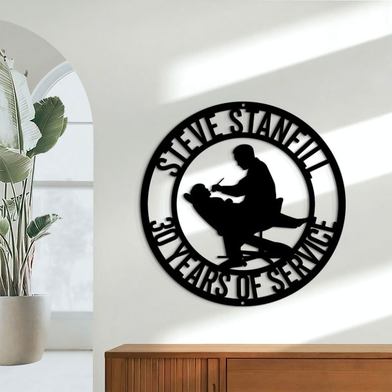 DINOZOZO Dentist Retirement Gift Year of Service Business Custom Metal ...