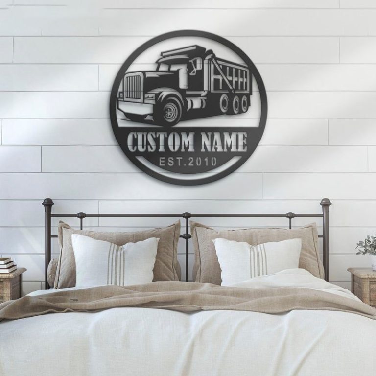 DINOZOZO Dump Truck Business Custom Metal Signs - Custom Laser Cut ...