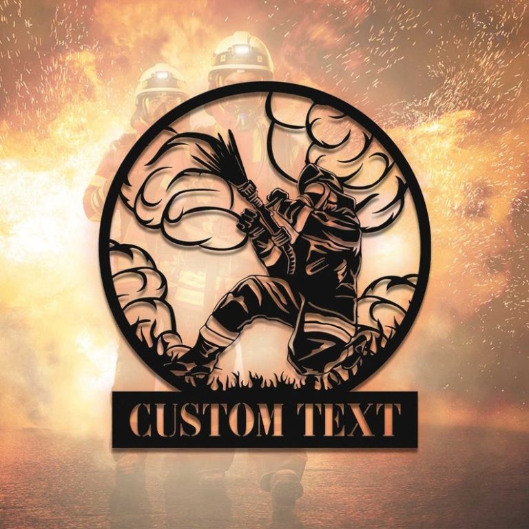 DINOZOZO Firefighter Fireman First Responders Fire Department Custom ...