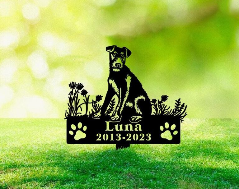 DINOZOZO Irish Terriers Dog Grave Marker Garden Stakes Dog Sympathy ...