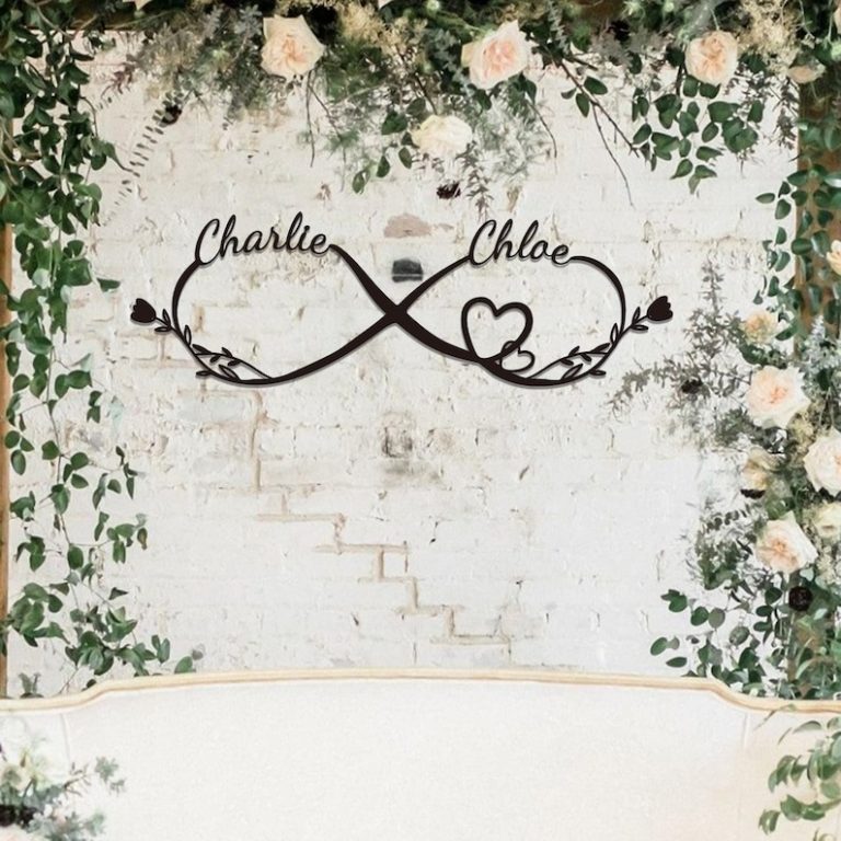 DINOZOZO Infinity Sign For Love Hearth Couple Wedding Valentine's Day ...