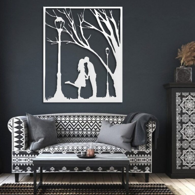 DINOZOZO Romantic Couple Kiss Under The Lights Valentine's Day ...