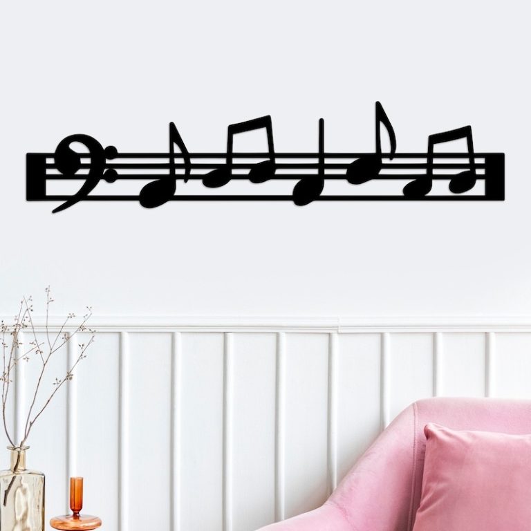 DINOZOZO Stave Sheet Music Art for Music Teacher Music Room Recording ...