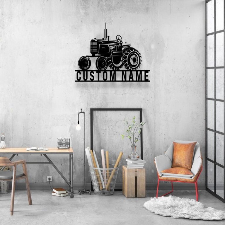 DINOZOZO Tractor Driver Farm Tractor Custom Metal Signs Gift for Farmer ...