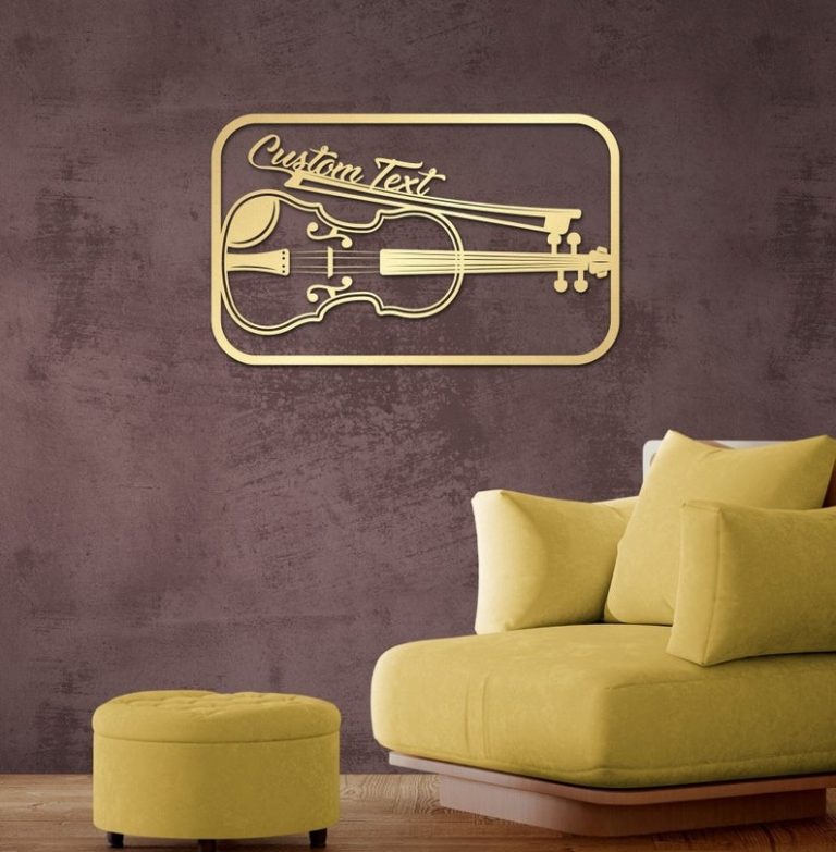 DINOZOZO Violin Teacher Name Sign Music Room Recording Studio Business ...