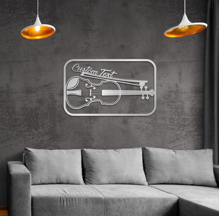 DINOZOZO Violin Teacher Name Sign Music Room Recording Studio Business ...