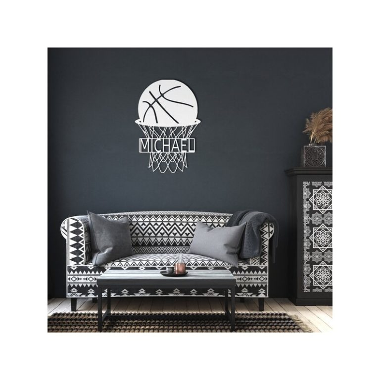 DINOZOZO Basketball Sport Baller Basketball Team Name Custom Metal ...