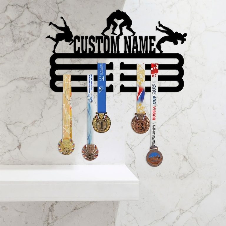 DINOZOZO Wrestling Medal Hanger Wrestling Player Medal Display Awards ...